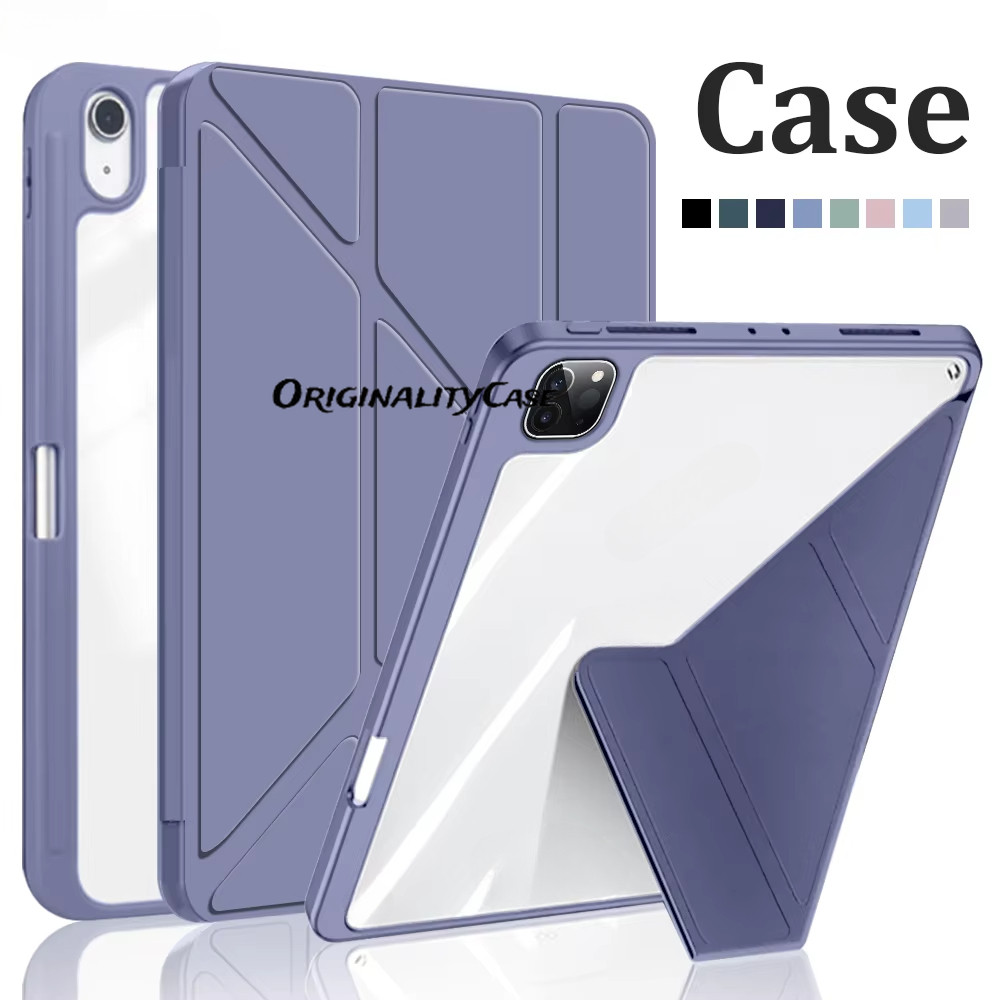 Acrylic Y-fold Clear Case For iPad 10th 11th Gen Air 4 5 10.9 Air13 ...