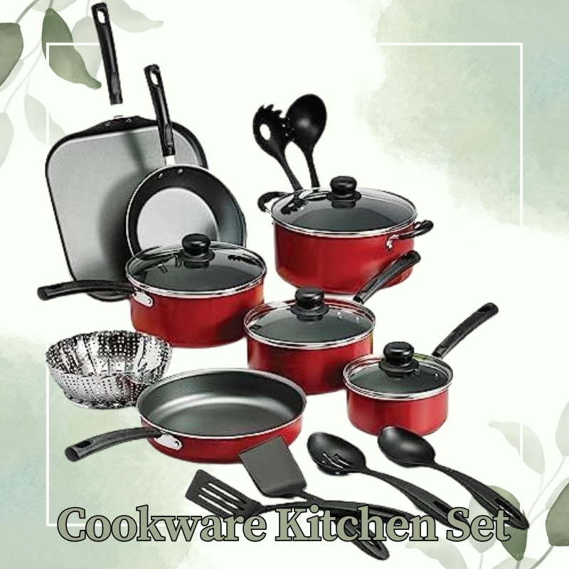 NEW SALE!!!New colors Kitchen set cookware Non-stick Cookware & Utensil ...