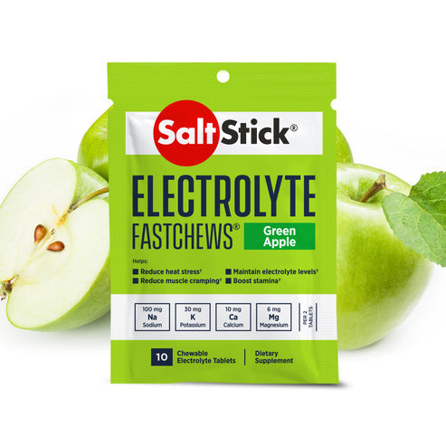 Saltstick Electrolyte Green Apple Fastchews - packet 10ct | Shopee ...