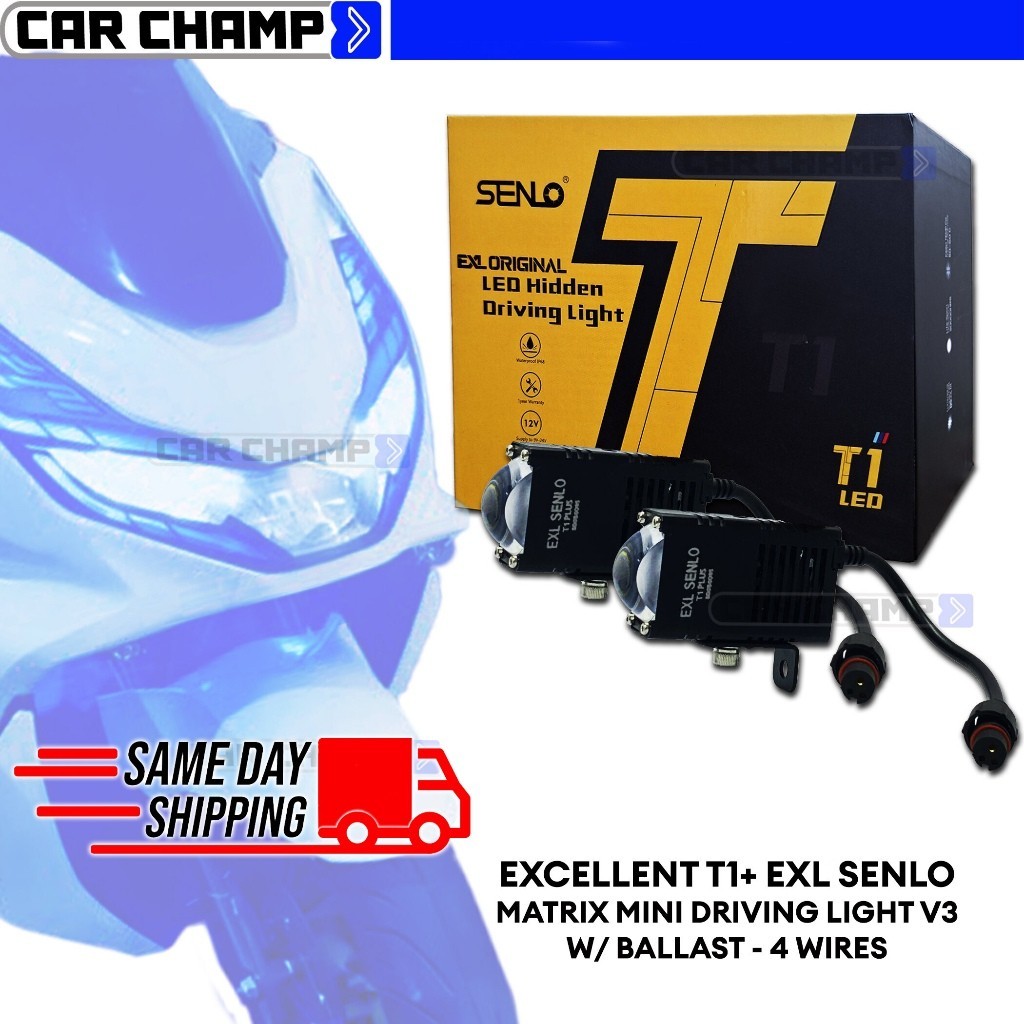 Original SENLO T1 Plus Mini Driving Light 60 WATTS MDL for Motorcycles ...