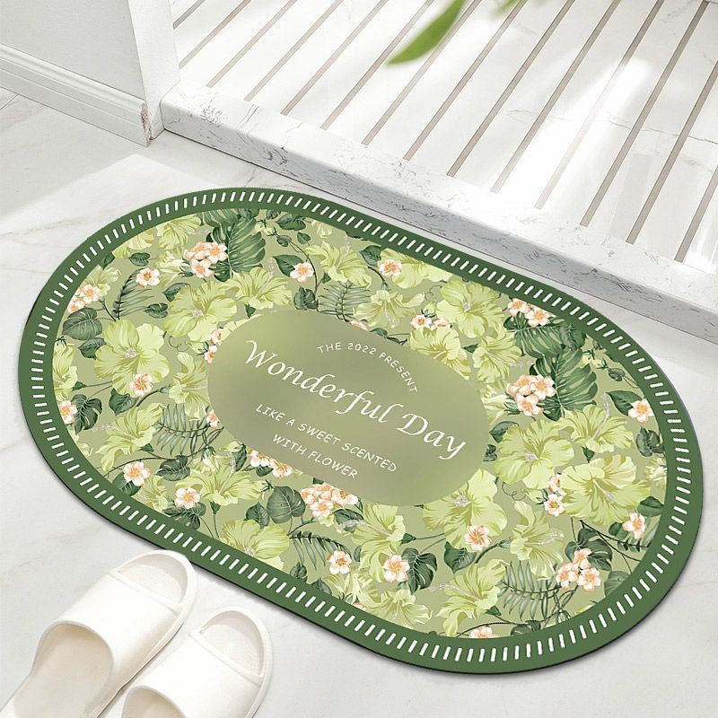Soft Diatom Mud Bathroom Absorbent Floor Mat Anti-slip Quick-drying ...