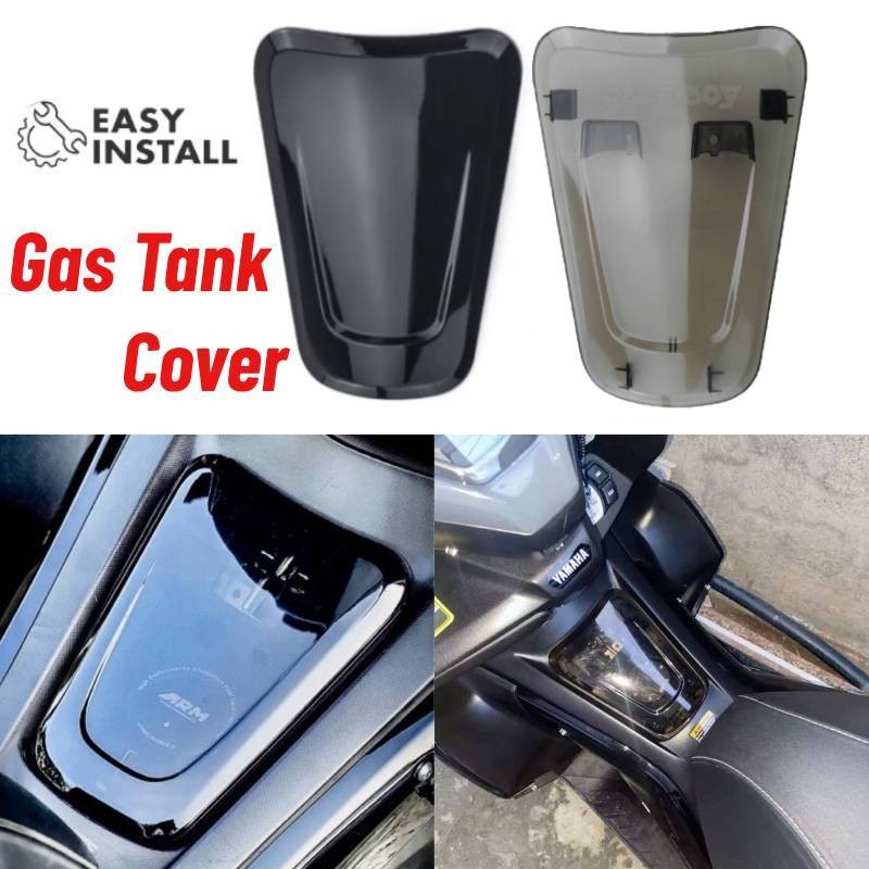 NVX V2/Aerox V2 Gas Tank Cover Trasparent Carbon ABS Plastic Easy ...