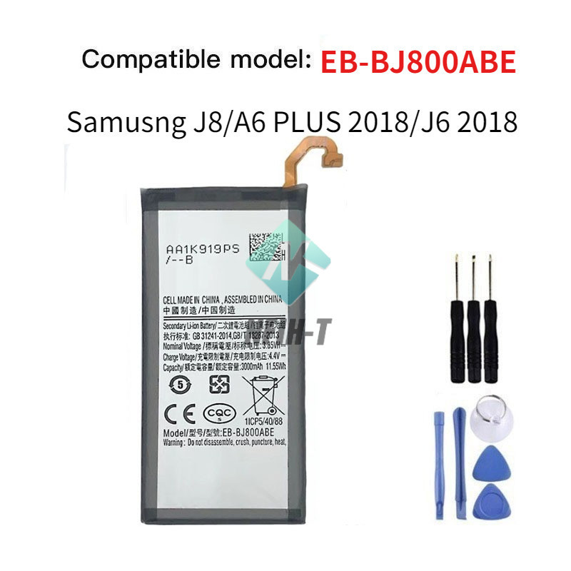 EB-BJ800ABE Battery For Samsung A6 (2018) SM-A600 A600F J6 J600F J8 ...