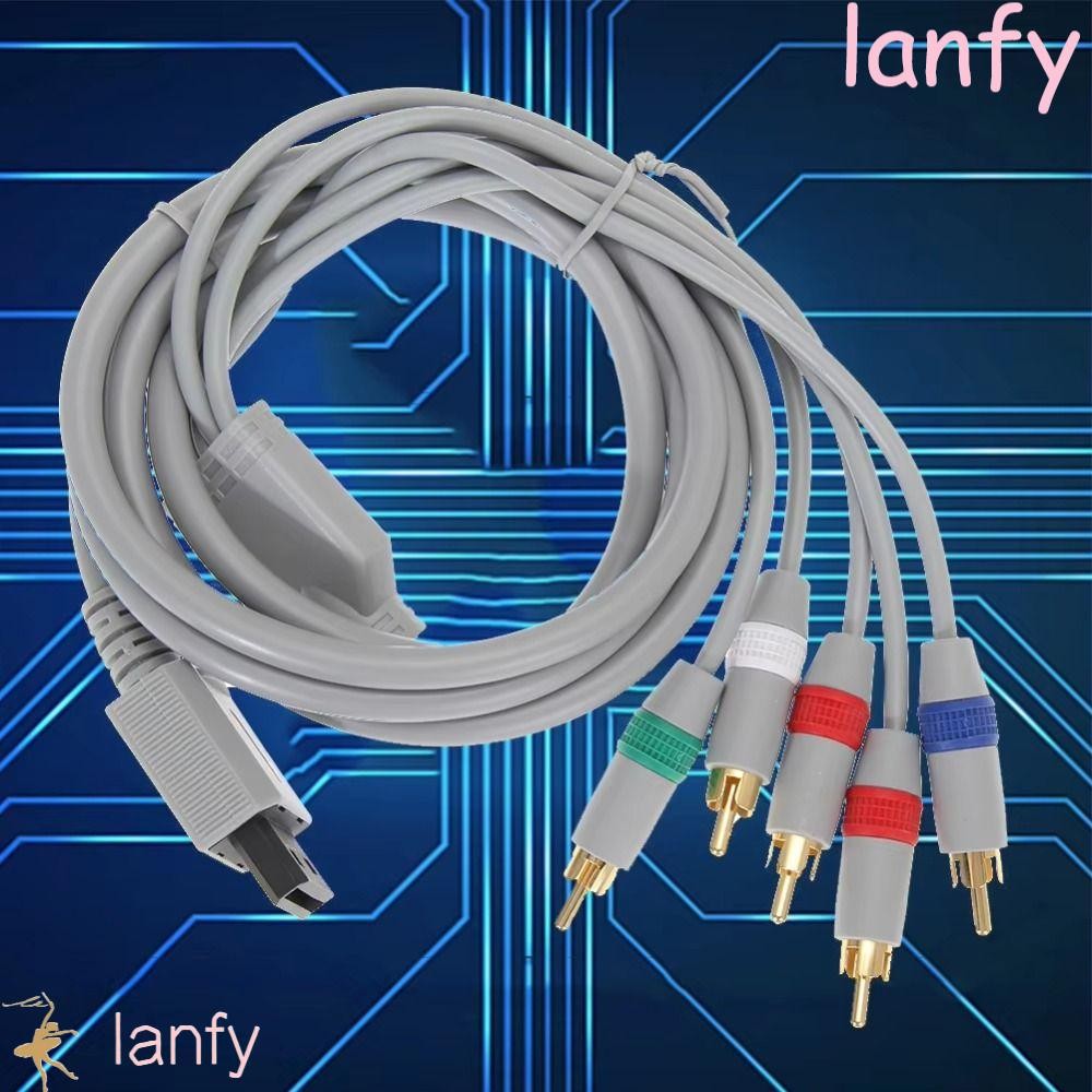 LANFY Wii/Wiiu Component Cable, 5 in 1 1080P Wii Game Cable, HD ...
