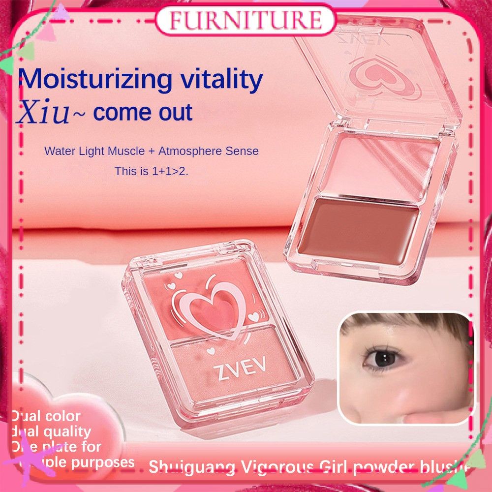 ZVEV Fake Makeup Blush Clear Skin Patch Light Face Low Saturated Blush ...