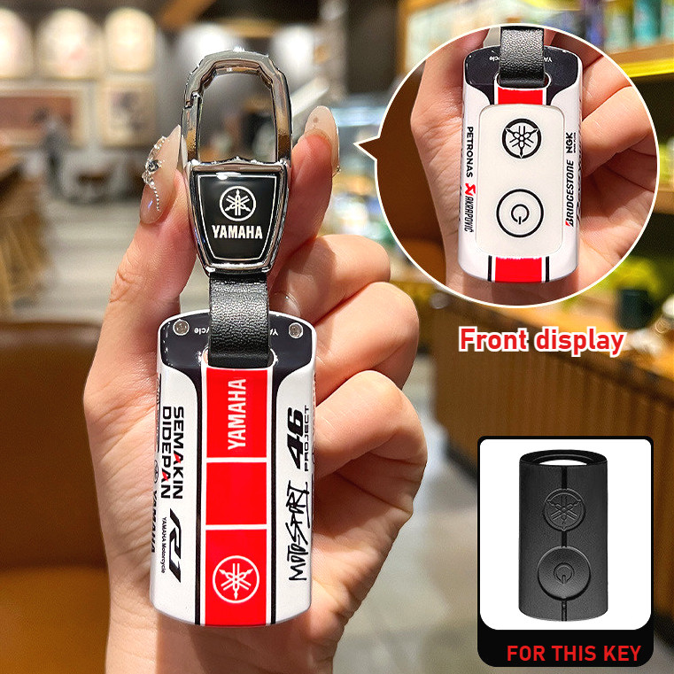 YAMAHA Car Key Cover Casing For Yamaha Y16 ZR Fazzio NVX V2 XMAX V1 ...