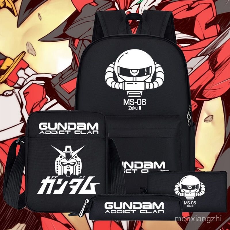 Large Capacity Backpack With Gundam Gaoda School Bag Youth Laptop ...