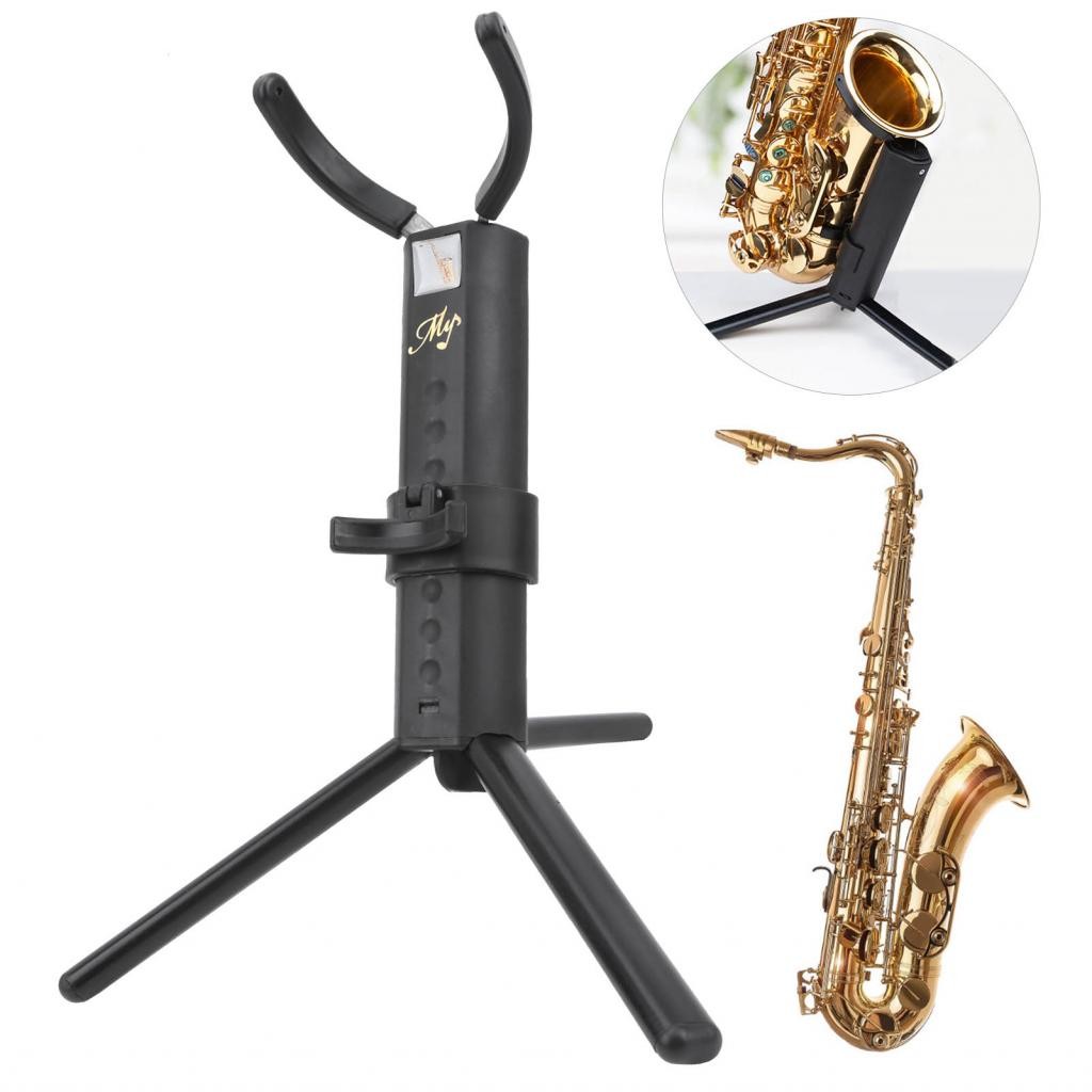 zhenl-ph Portable Folding Saxophone Stand Metal Legs Sax Tripod Display ...