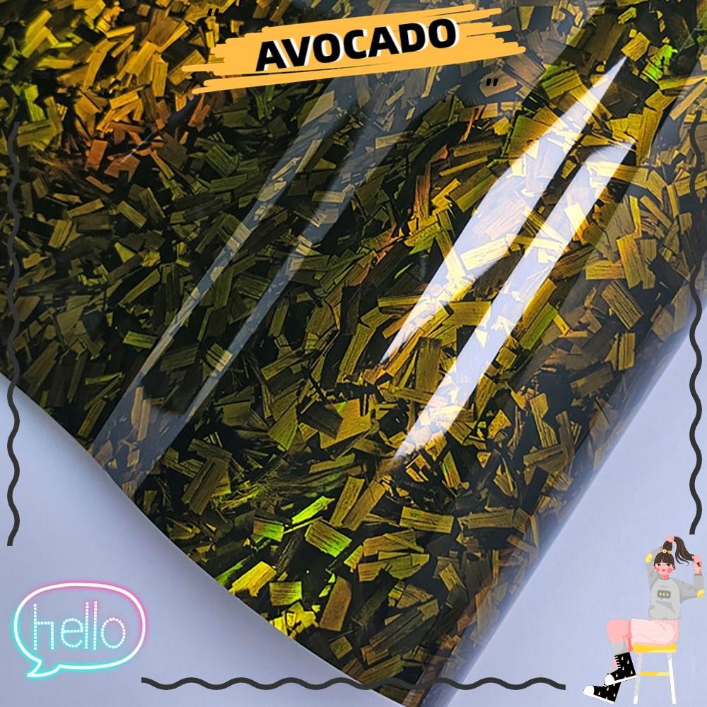 AVOCADA Carbon Fiber Vinyl Film, /6D Effect High Gloss Motorcycle Body ...