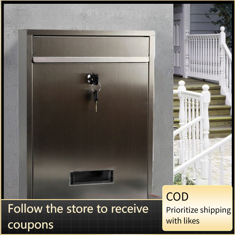 【TOP 1】Stainless Steel Mail Letter Post Storage Box Outdoor Waterproof ...
