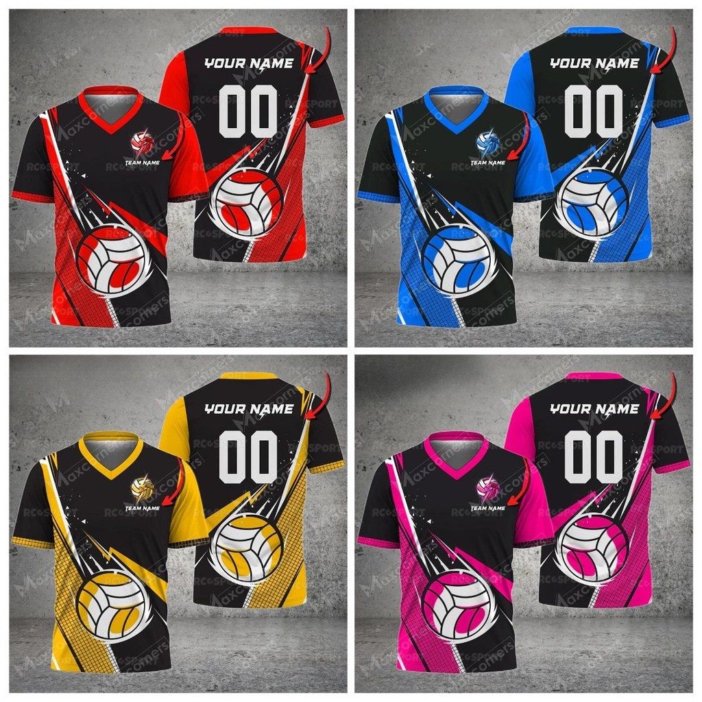 【Free Custom Name & Number】New Summer Volleyball Jerseys Oversize Unisex Jerseys For Sublimation ...