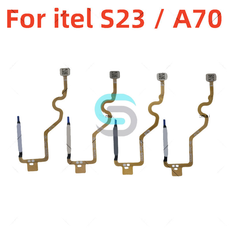 For itel S23 A70 Back Home Button Fingerprint Scanner Sensor Volume ...