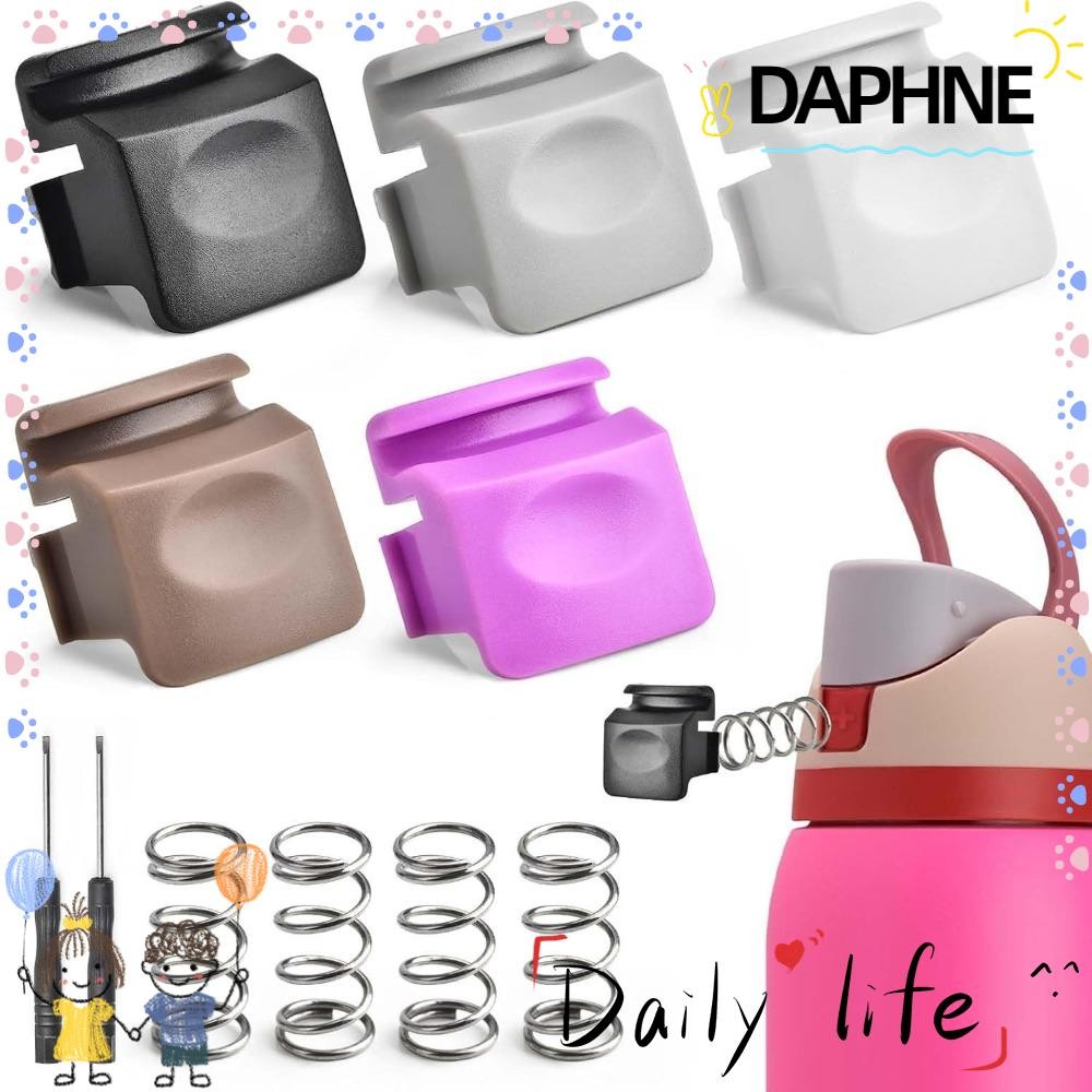 DAPHNE 2Pcs Water Bottle Lid Switch, with Springs Plastic Replacement ...