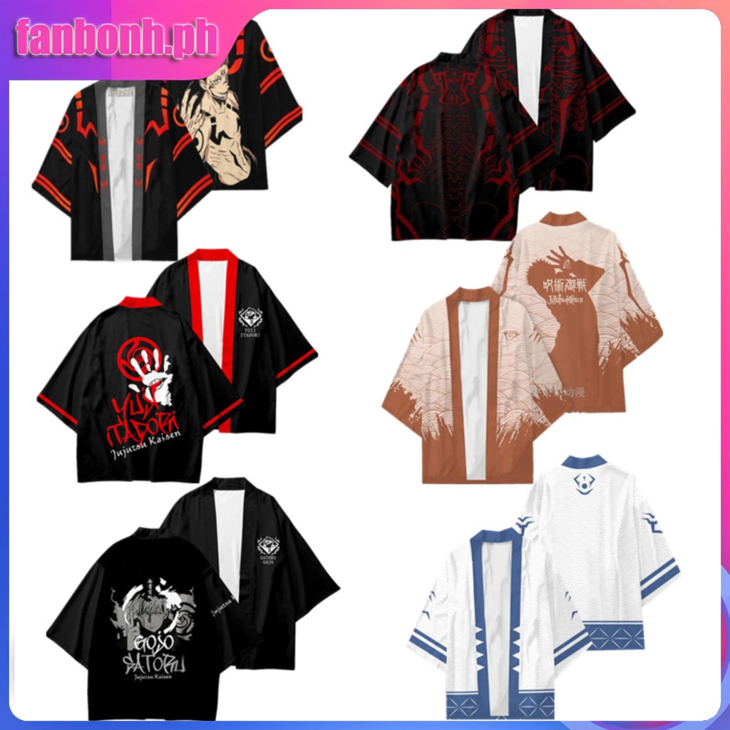 Anime Jujutsu Kaisen Gojo Satoru Ryomen Sukuna Fushiguro Megumi Cosplay ...