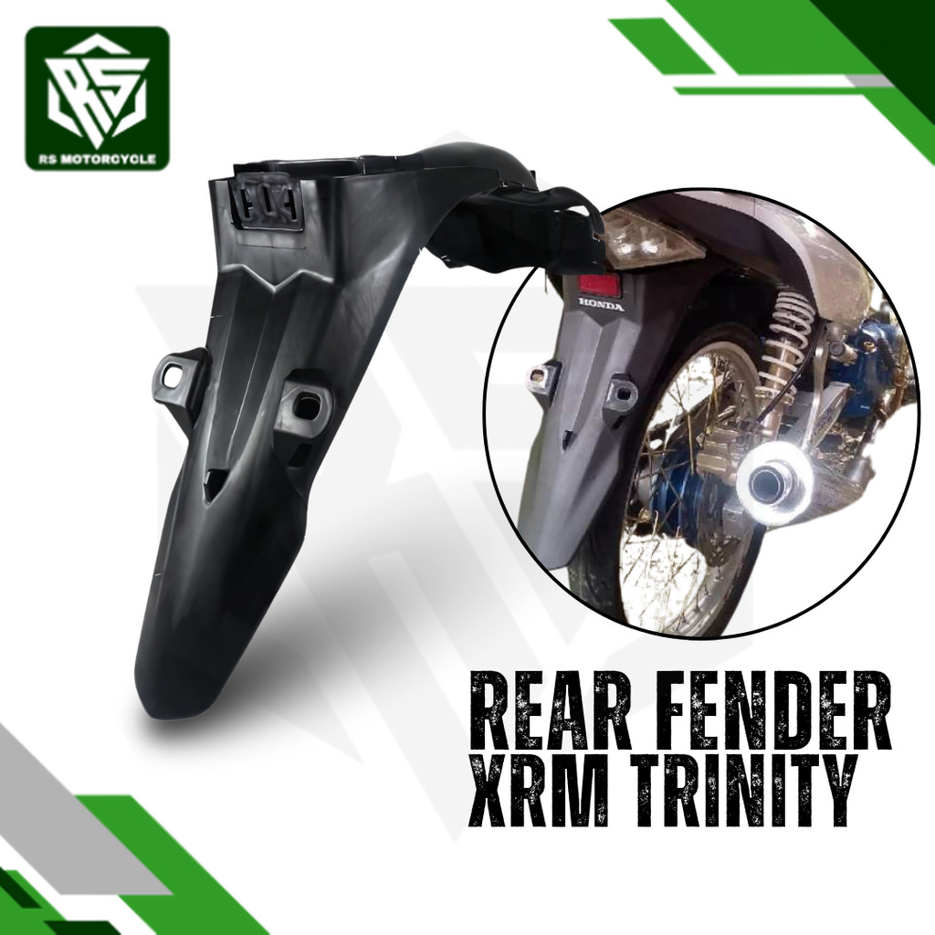 [RIDE SAFE] MOTORCYCLE PARTS REAR FENDER FOR XRM TRINITY | Shopee ...