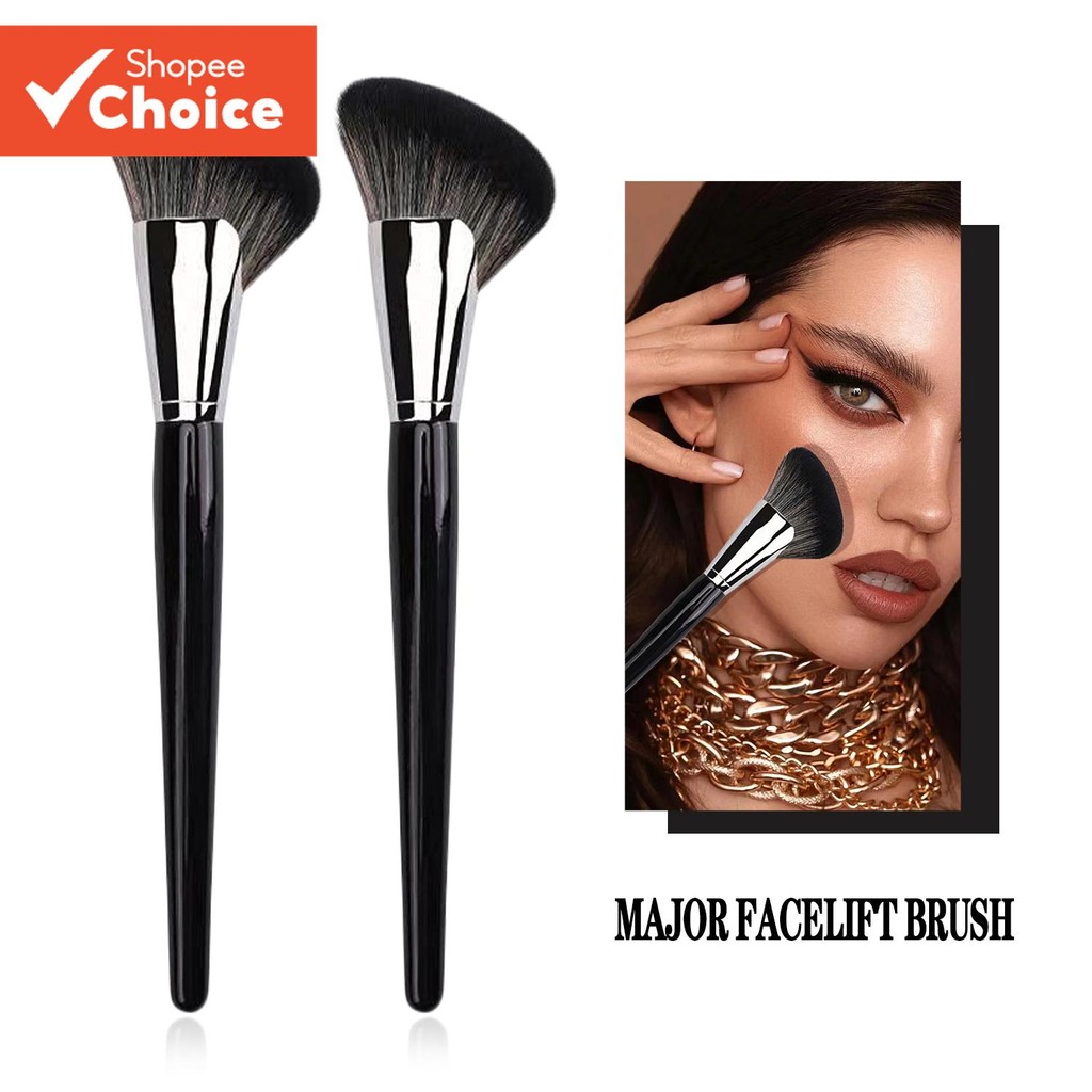 Sickle Contour Brush Face Side Bevel Shadow Fan-Shaped Makeup Brush One ...