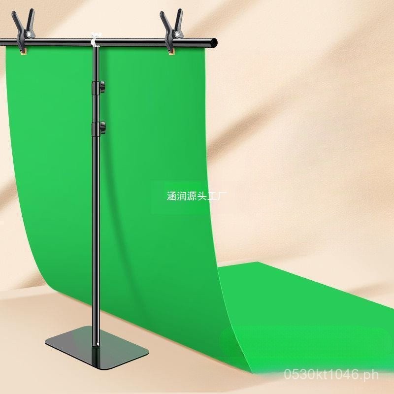 Portable Green Screen Live Streaming Room Chroma Key Cloth Stand ...