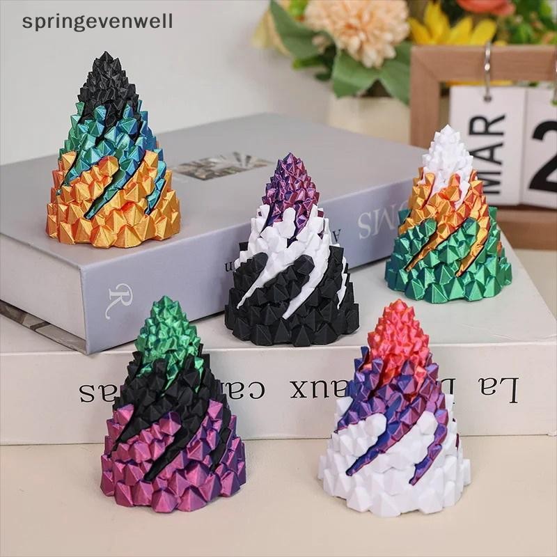 SEW Three Layer Spiral Cone Impossible Stone Passthrough Fidget Helix ...