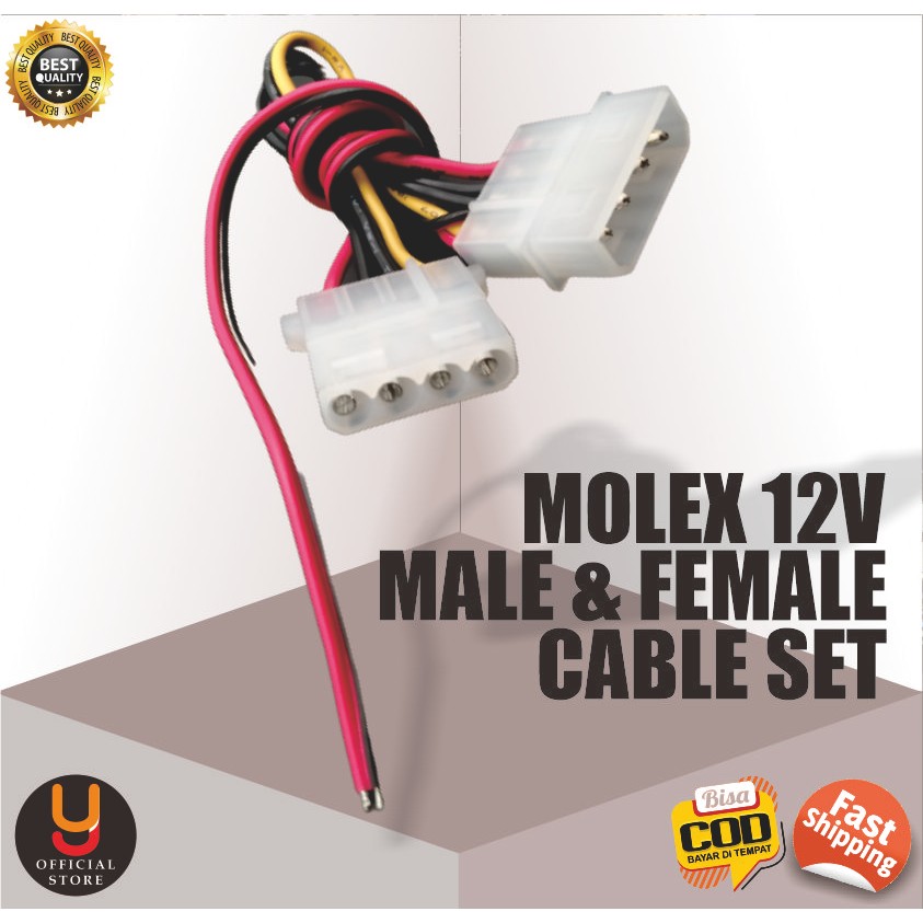 12V 5V Molex Cable CPU Power Supply Cable for Modifying CPU Fan RGB ...