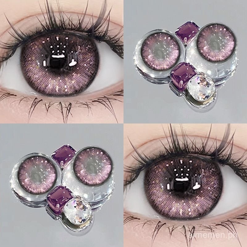 New Product2Piece+Box]Colored Contact Lenses Half-Year Disposable Large ...