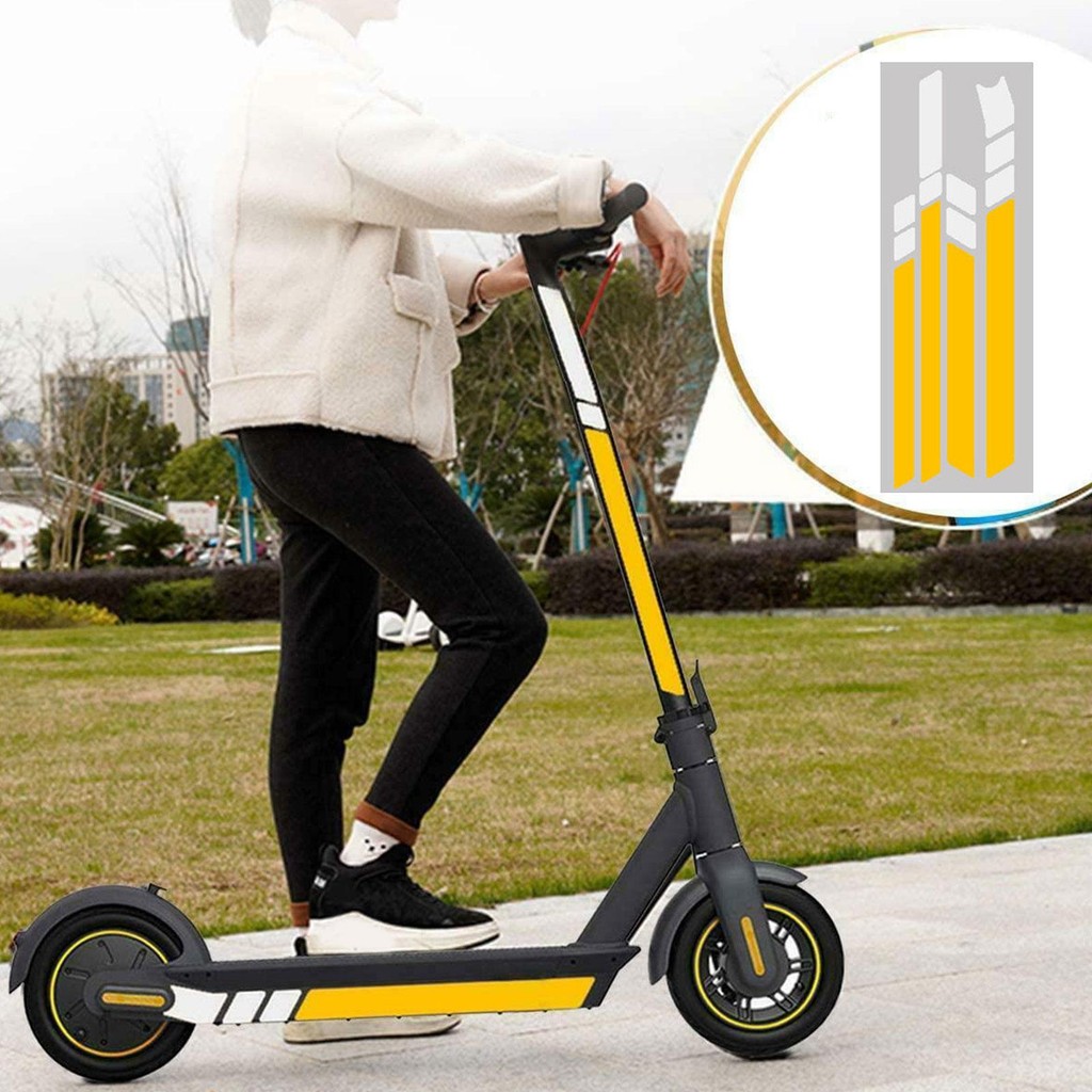 Scooter Reflective Sticker Kickscooter Foldable Sticker Stickers Decal ...