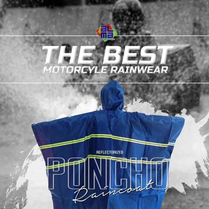 Poncho Reflector Raincoat Makapal Motorcycle Bicycle Ponch Kapote High ...