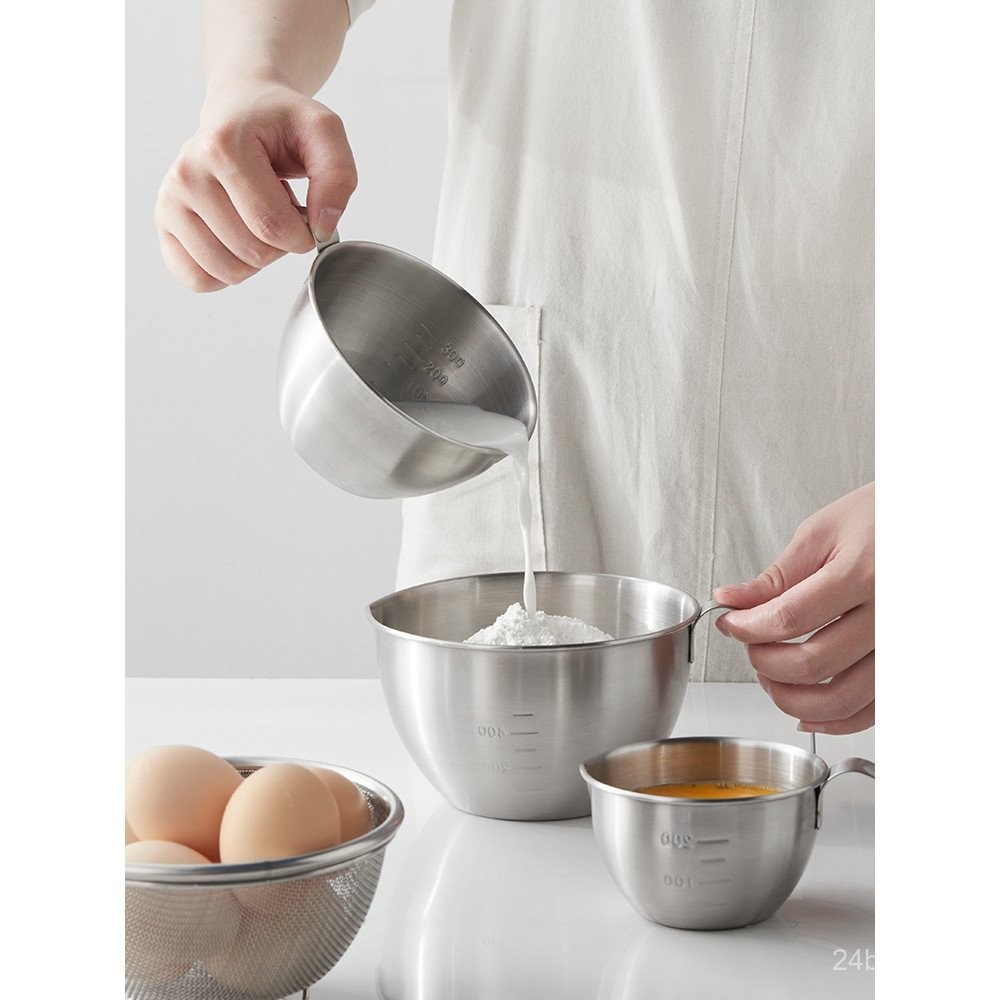 Mili Wind304Stainless Steel Measuring Cup with Scale, Cooking Cup ...