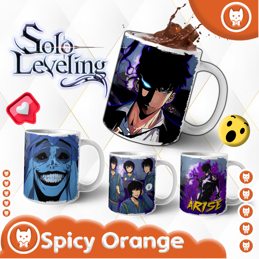 SOLO LEVELING JIN-WOO CHARACTER MUG DESIGN SPICYORANGE | Shopee Philippines