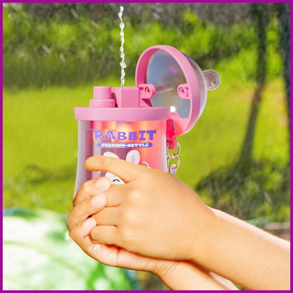 Beach Water Sprayer Lights Up Kid Pool Squirter With Milk Bottle Shape ...
