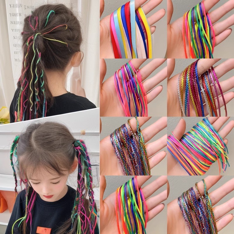 Colorful Braided Hairband Children's Dirty Dreadlocks Hair Rope ...