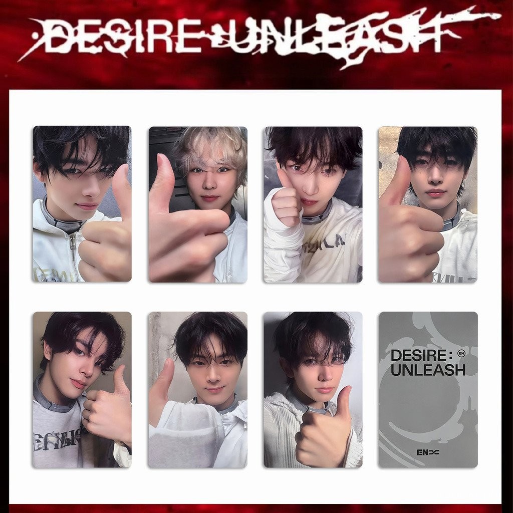 ENHYPEN card DESIRE UNLEASH Peripheral Album Cards SHOWCASE Entry Pass ...