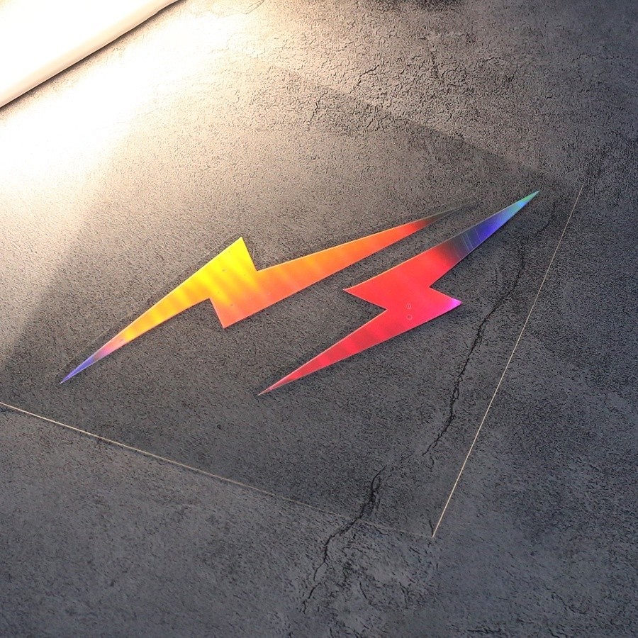 2pcs Lightning Thunder Kidlat Sticker for Motorcycle Stickers Decals ...