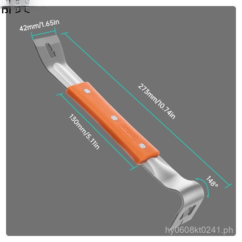 Stainless Steel Wooden Door Floor Lifting Installation Tool Scraper Pry ...