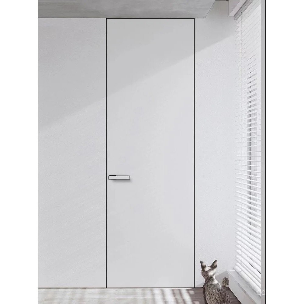 Invisible Door Aluminum Wooden Door Minimalist Door Hidden Indoor ...