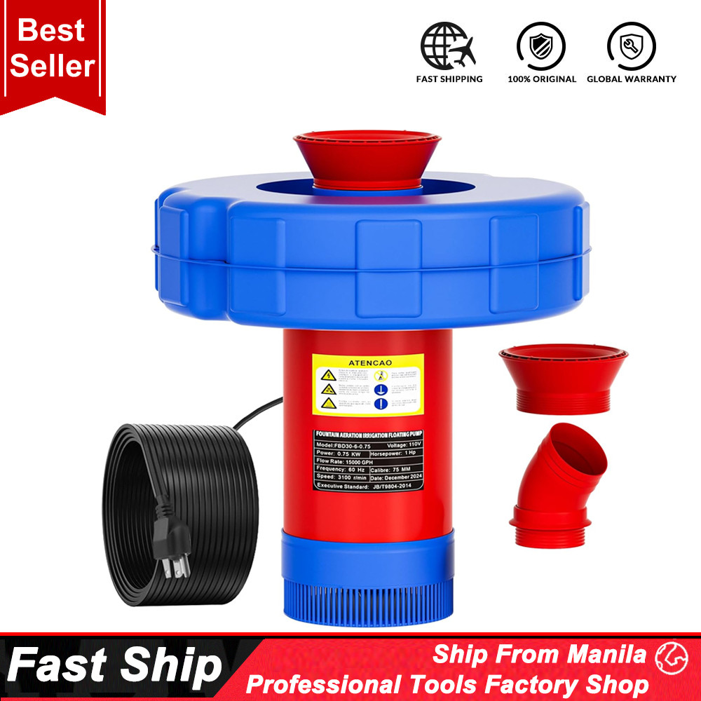 Fish Pond Oxygen Water Pump Shrimp Pond Floating Water Pump Breeding ...