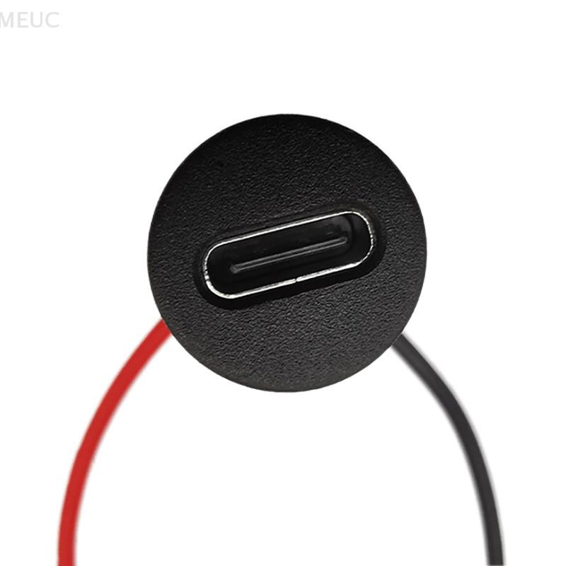 Meuctiffy High Quality Type-C 2P Glue Injection Direct Pressure Welding Wire Type Female Base ...