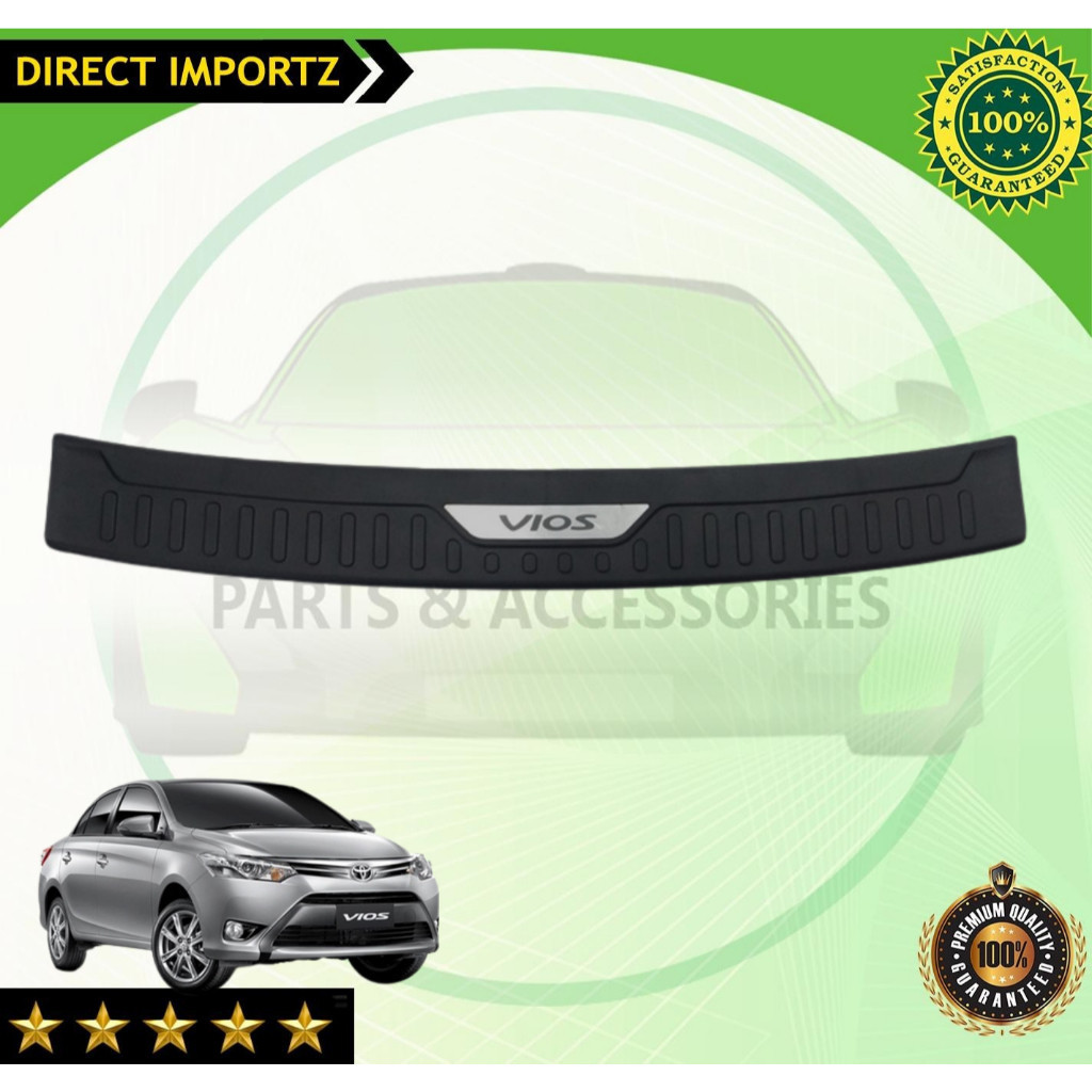 Toyota Vios 2014 to 2018 OEM Rear Stepsill Black Chrome / All Black ...