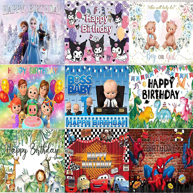 125*80CM Baby Boss Kuromi Spiderman Cocomelon Disney Frozen Elsa Anna ...