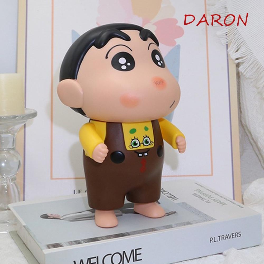 DARON Freckles Crayon Shin-chan Piggy Bank, Savings Tank Figure Model ...