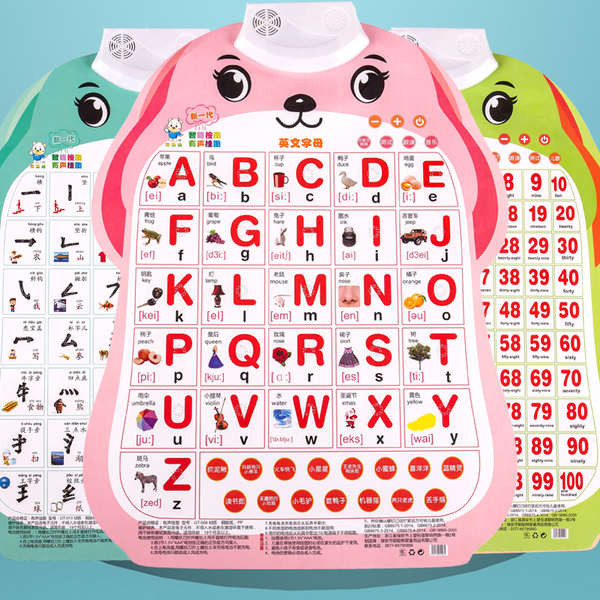 alphabet chart for kid educational charts for kids wall 26 English ...