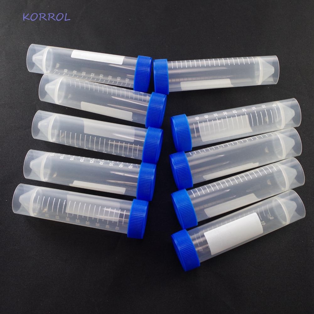 KORROL Plastic Test Tube Seal 10pcs Laboratory Fittings Chemistry ...