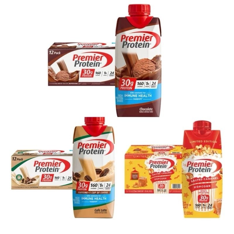 Members Mark Premier Protein Cafe Latte and Chocolate Shake 325mL x ...