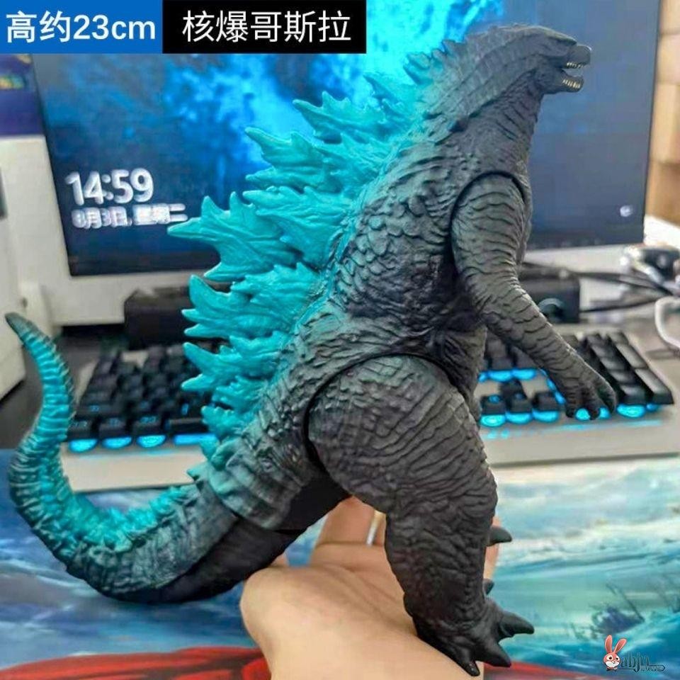 Large Monster Godzilla Toy Legendary Godzilla Figure Model Soft Rubber ...