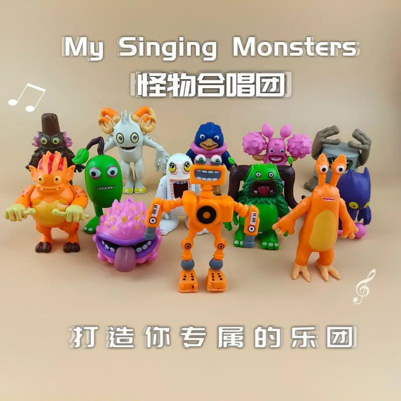 13pcs/Set My Singing Monster Anime Figure Wubbox Msm Action Figure Mini ...