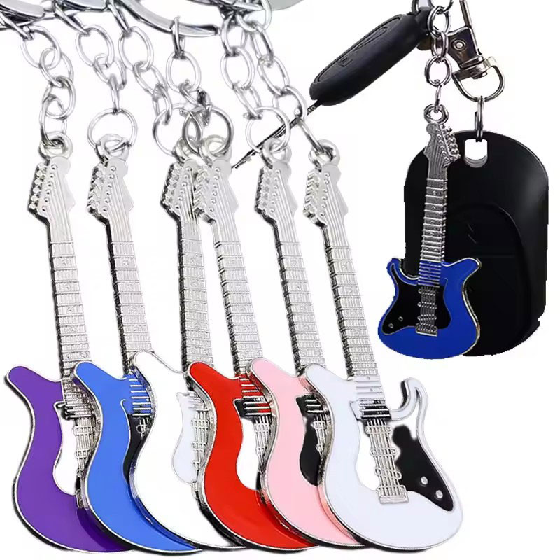 [ Wholesale-5 ] Y2K Guitar Pendant Keychain / Music Instrument Car Key ...