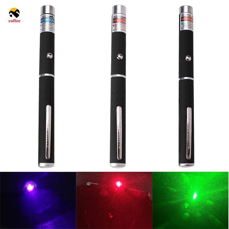 Fashion Green/Red/Blue Laser Pointer Pen Powerful Beam Light Lamp Presentation 405nm Lazer High ...