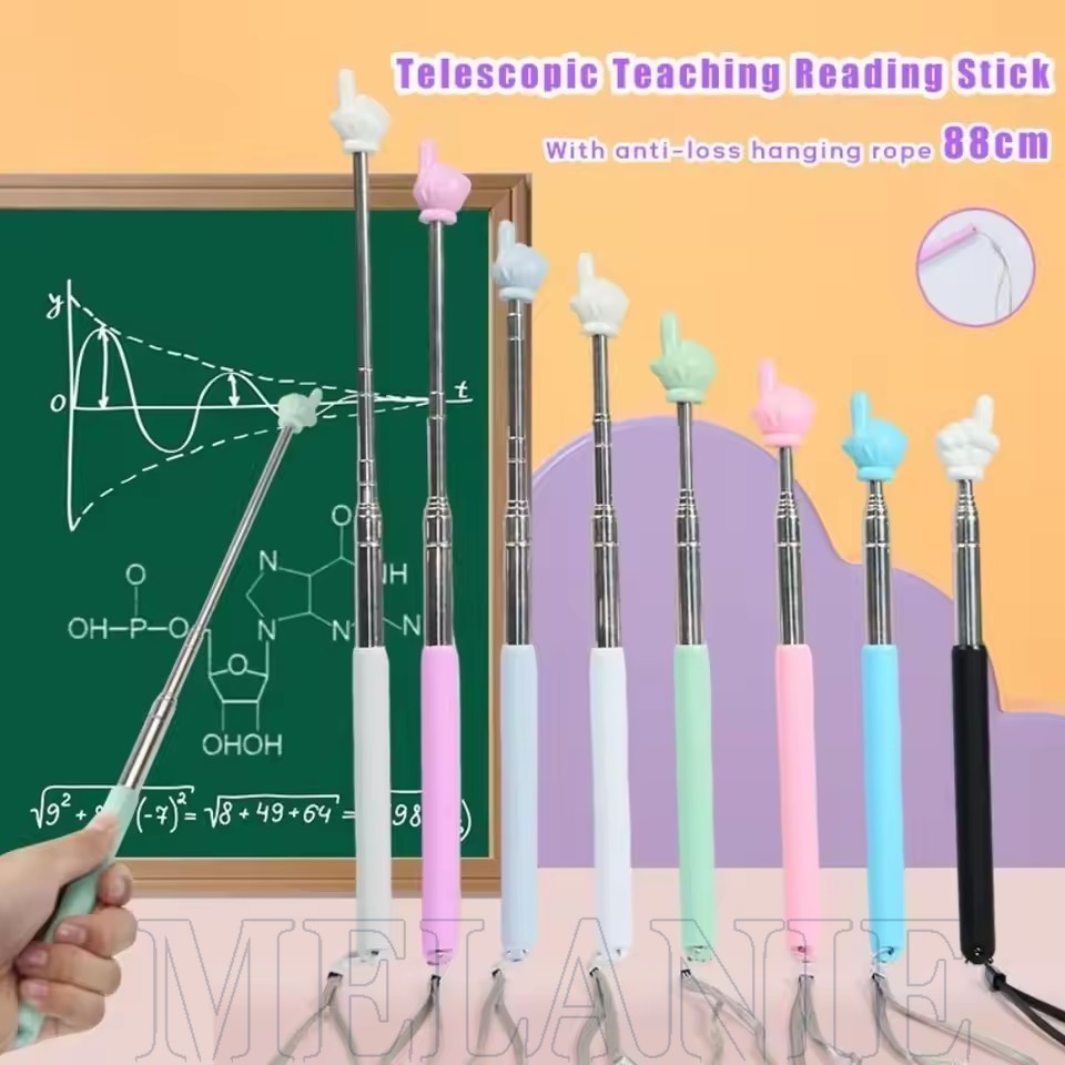 Teacher Finger Reading Stick - Telescopic Rod Finger Stick - Extendable ...