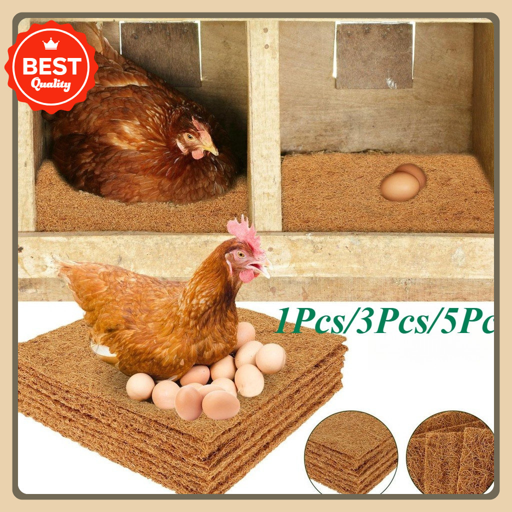 Natural Coconut Chicken Nesting Pads Reusable Hens Nest Bedding Mats ...