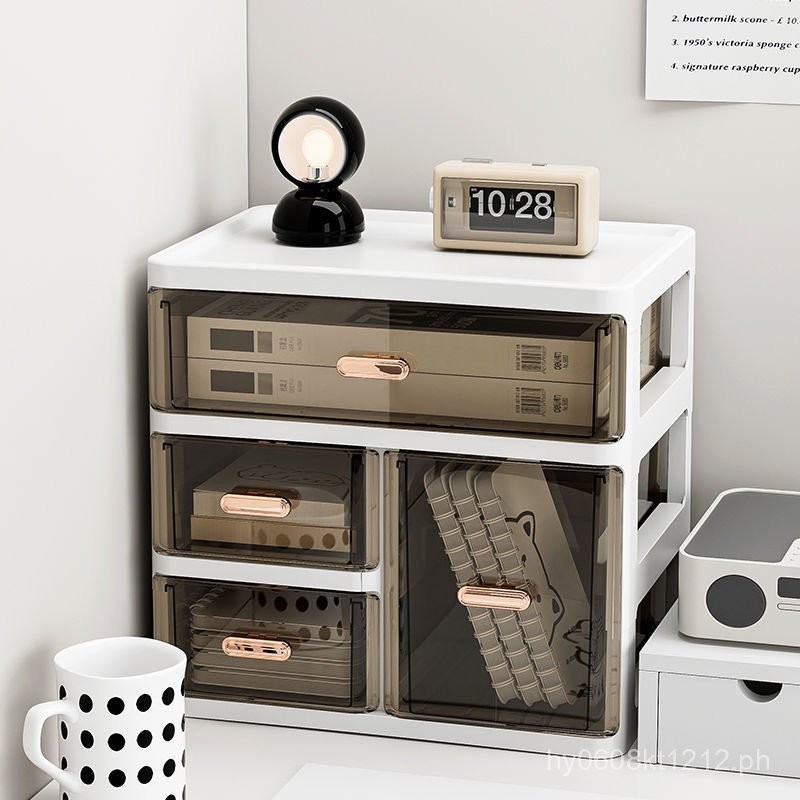 Office Storage Box Drawer-Type Stationery Cosmetics Storage Desktop ...