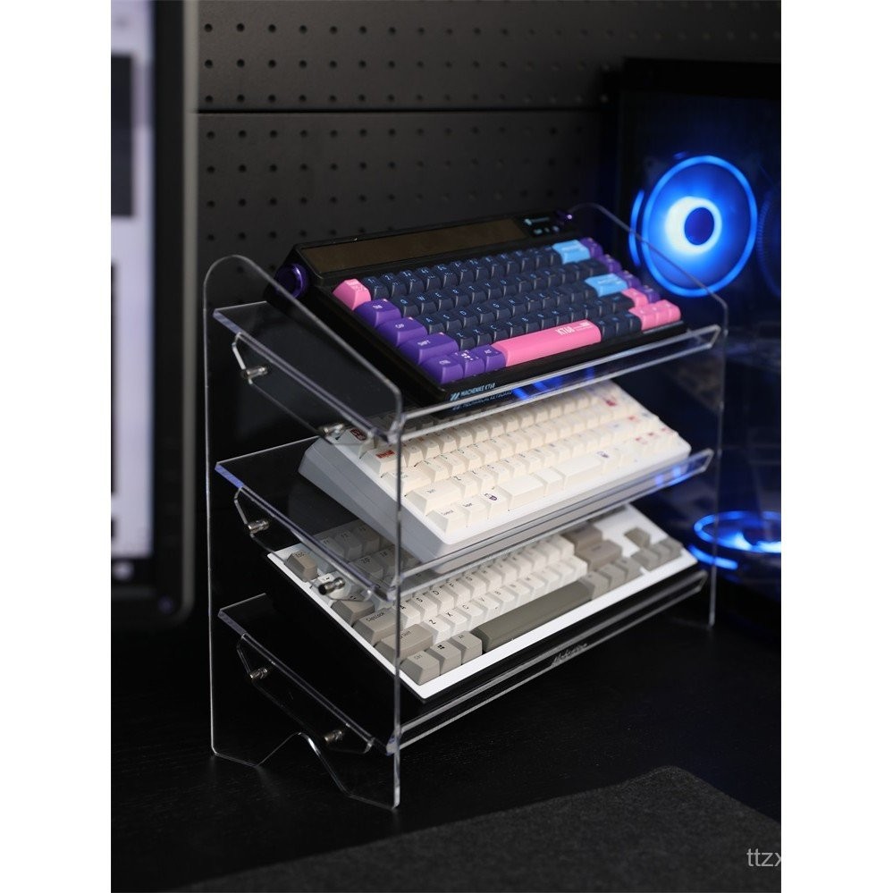 Alightstone Mechanical Keyboard Display Stand Acrylic Storage Drawer ...